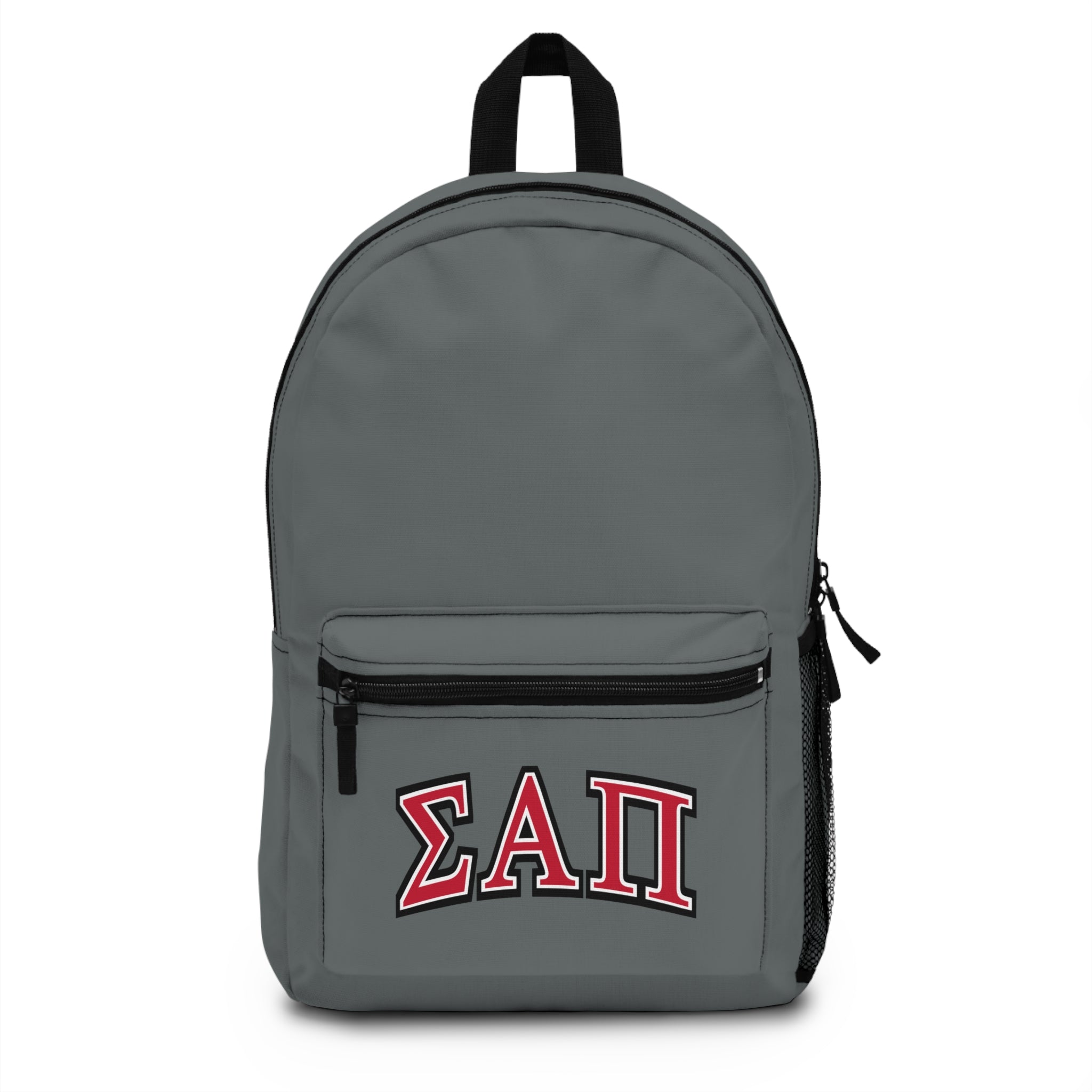 Sigma Alpha Pi Backpack - Red on Grey – The National Society of ...