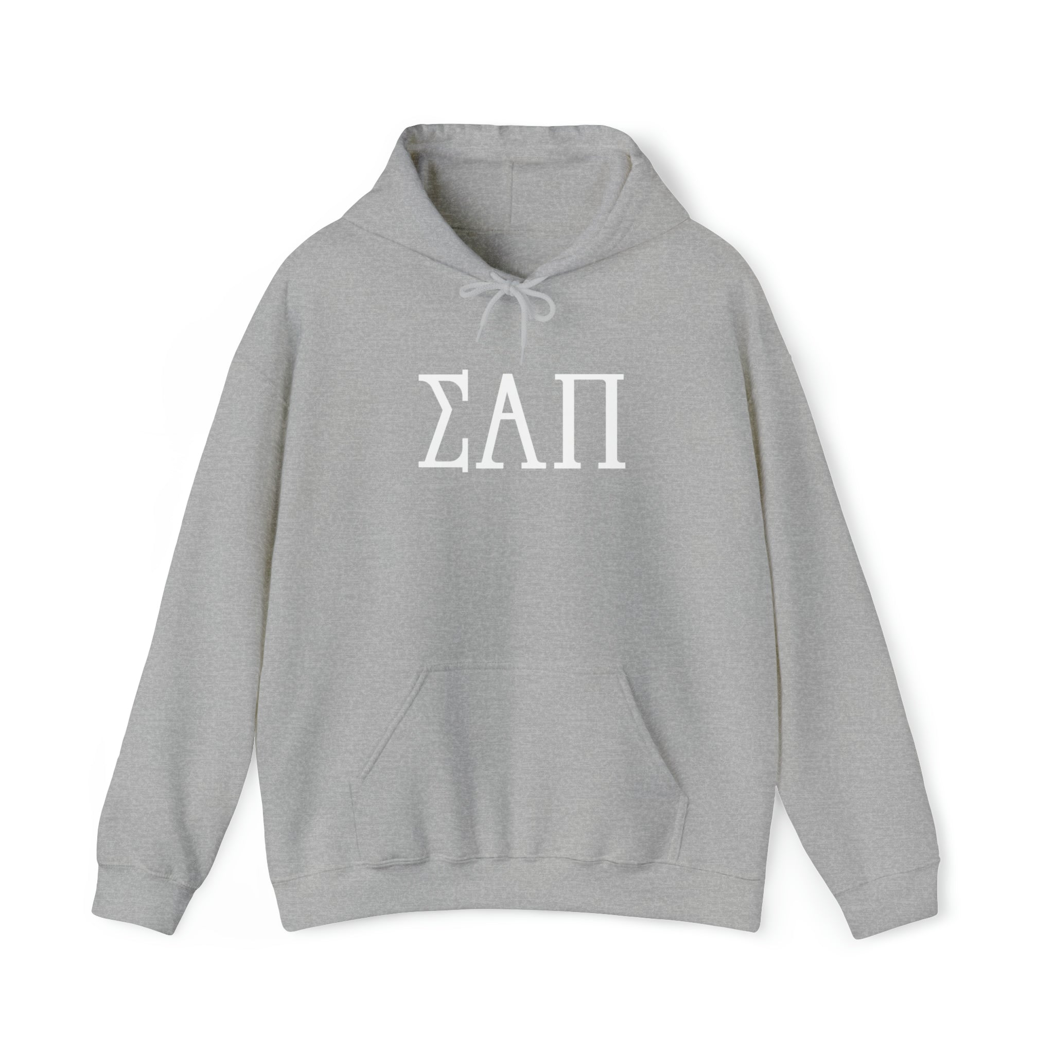 SIGMA ALPHA PI Elite Heavy Hooded Sweatshirt - White Letters – NSLS Shop