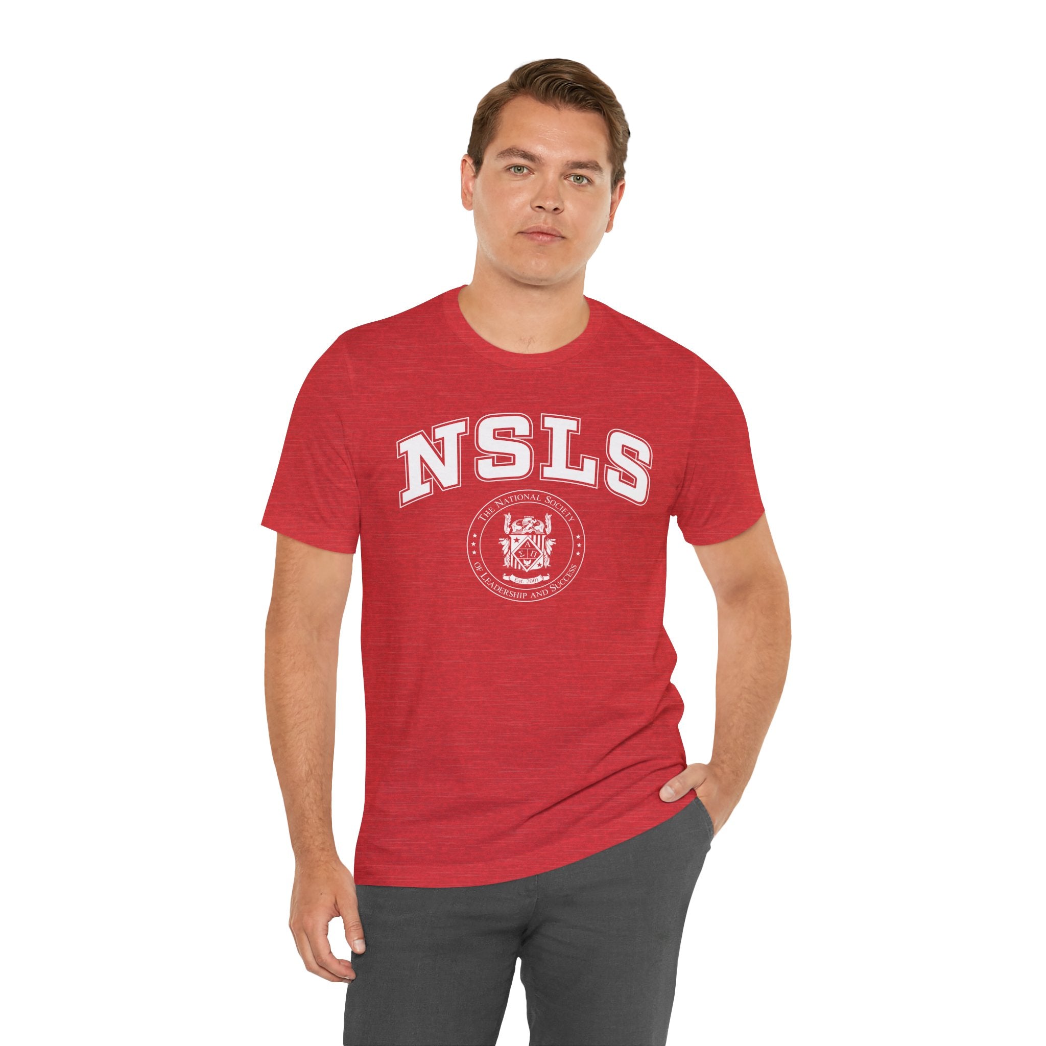 NSLS Vintage Seal T-Shirt - Heather Red – The National Society of ...
